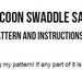 Cocoon Swaddle Sewing Pattern, Baby Cocoon Swaddle Sewing Instructions ...