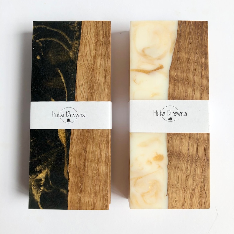 Set of Epoxy Resin Knife Handle Scales Bookmatched - Etsy