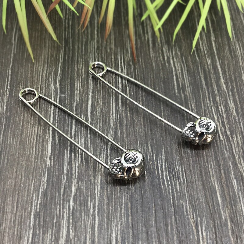 Safety Pin Earrings - Etsy