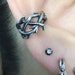 Thorns Ear Cuff, Gothic Ear Cuff, Stainless Steel Cuff, Gothic Jewelry ...