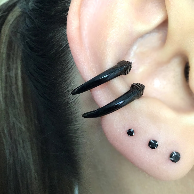 Goth Helix Ear Cuff - Etsy