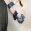 Thorns Ear Cuff, Gothic Ear Cuff, Stainless Steel Cuff, Gothic Jewelry ...