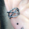 Thorns Ear Cuff, Gothic Ear Cuff, Stainless Steel Cuff, Gothic Jewelry ...