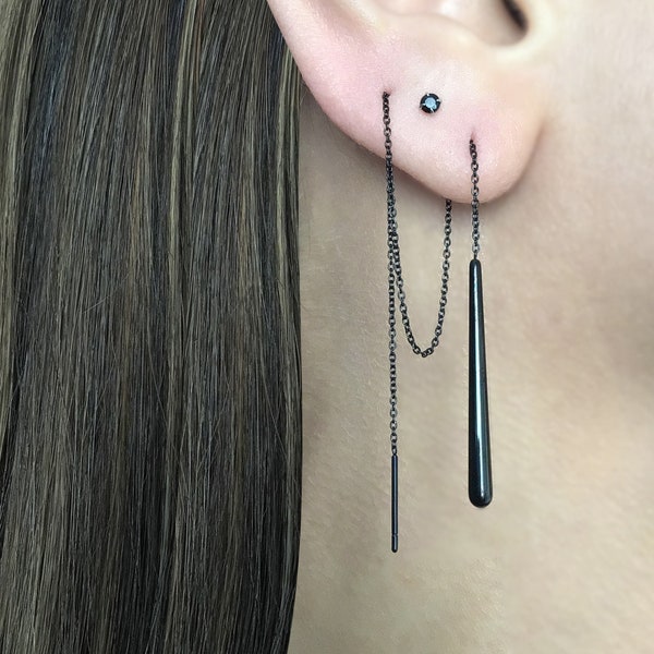 Threader Earring - Etsy