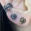 Thorns Ear Cuff, Gothic Ear Cuff, Stainless Steel Cuff, Gothic Jewelry ...