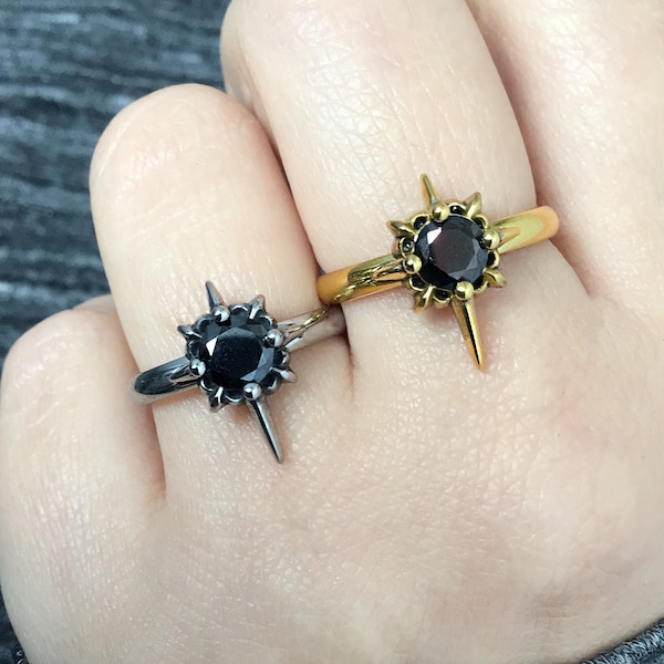 Edgy Engagement Ring - Etsy