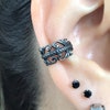Thorns Ear Cuff, Gothic Ear Cuff, Stainless Steel Cuff, Gothic Jewelry ...