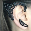 Thorns Ear Cuff, Gothic Ear Cuff, Stainless Steel Cuff, Gothic Jewelry ...
