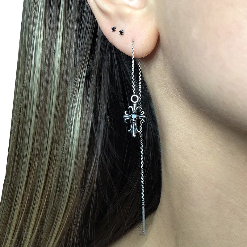 Threader Earring - Etsy