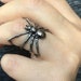 Spider Ring,stainless Steel Spider Ring , Gothic Jewelry,spider Jewelry ...
