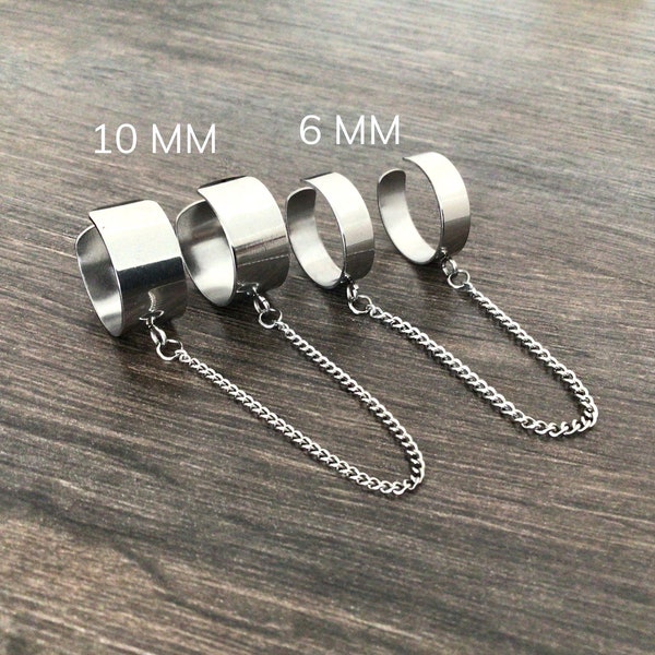 Double Ring Chain - Etsy
