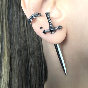 dagger ear cuff