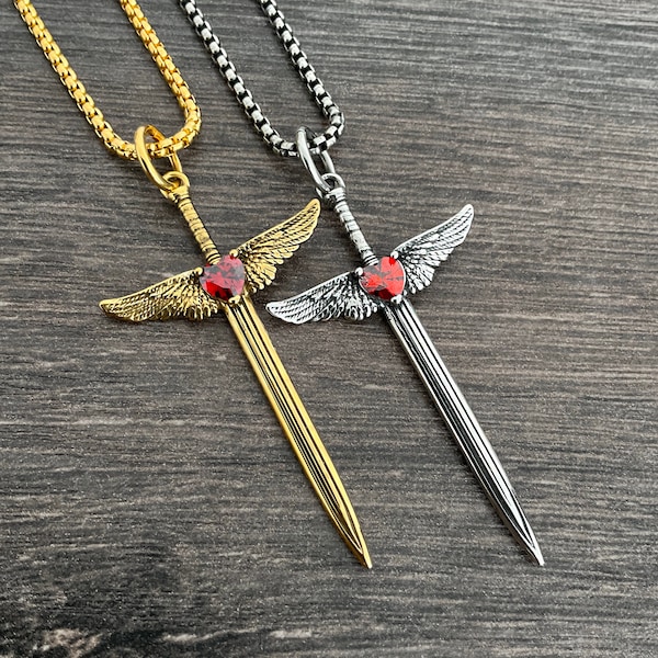 Dagger Necklace - Etsy