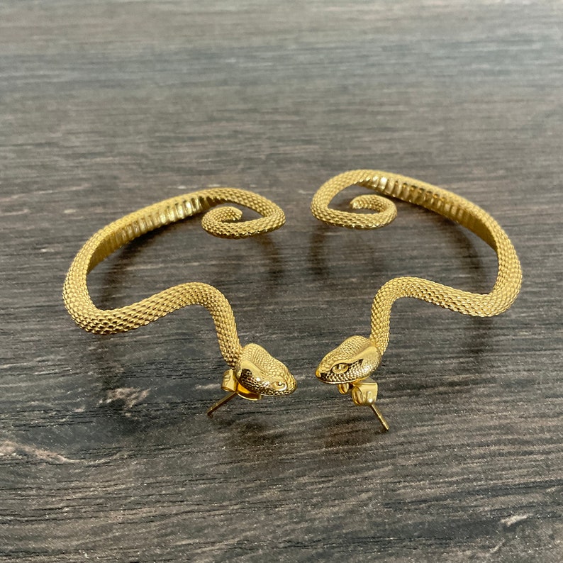 SINGLE Snake Cuff Earring Snake Cuff Earring Gothic Earring - Etsy