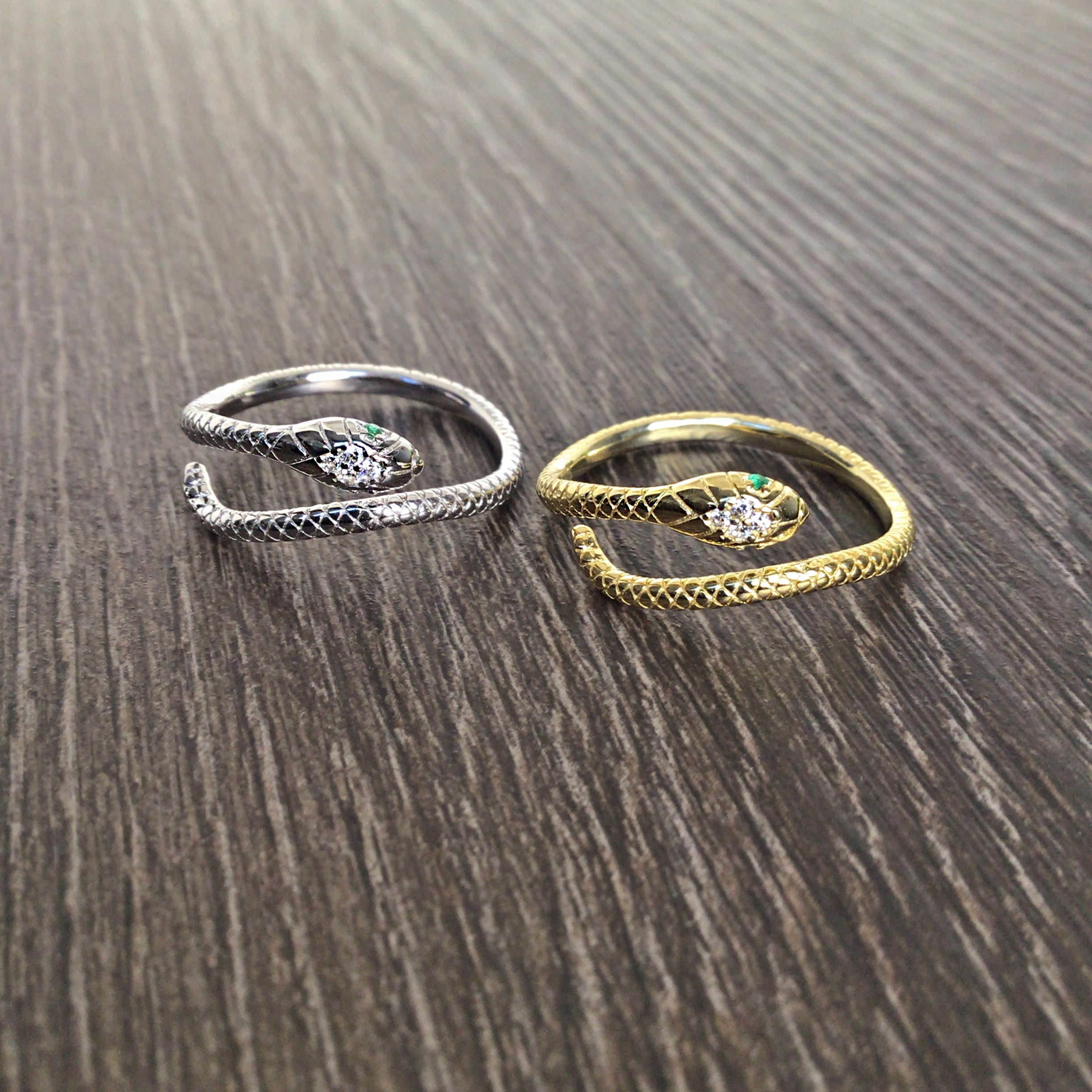 Sterling Silver Serpent ring serpent ring snake jewelry | Etsy