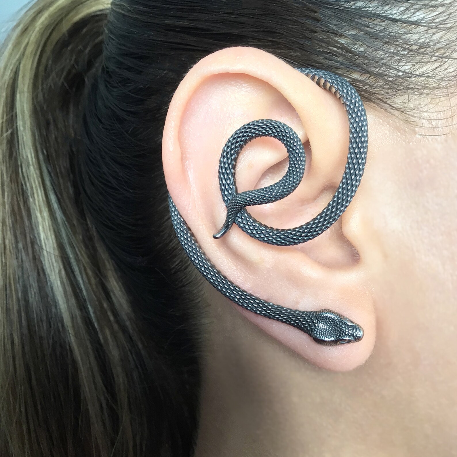 SINGLE Snake Cuff Earring Snake Cuff Earring Gothic Earring - Etsy