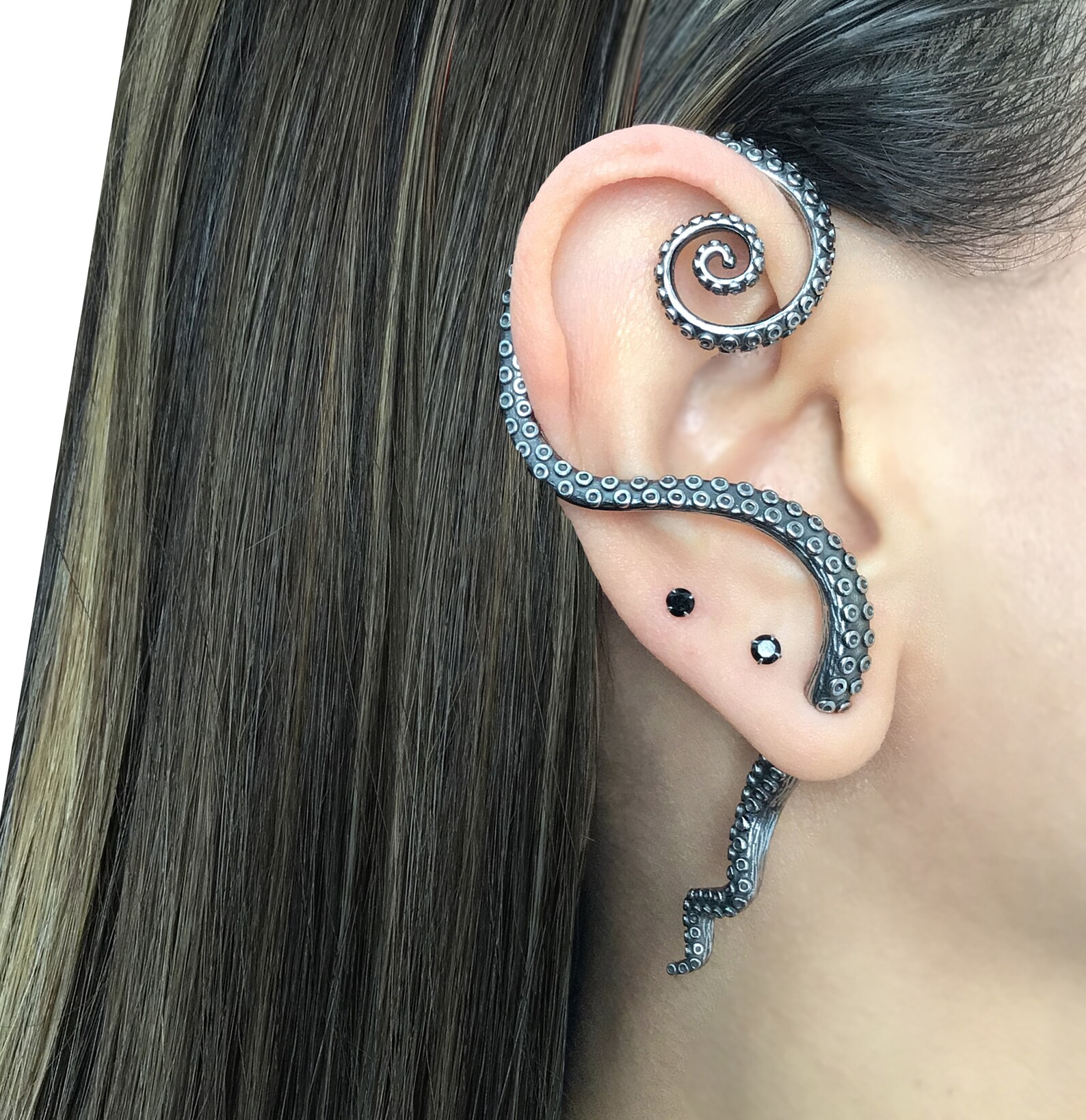 Octopus Tentacle Ear Cuff Octopus Tentacle Ear Cuff Ear | Etsy UK