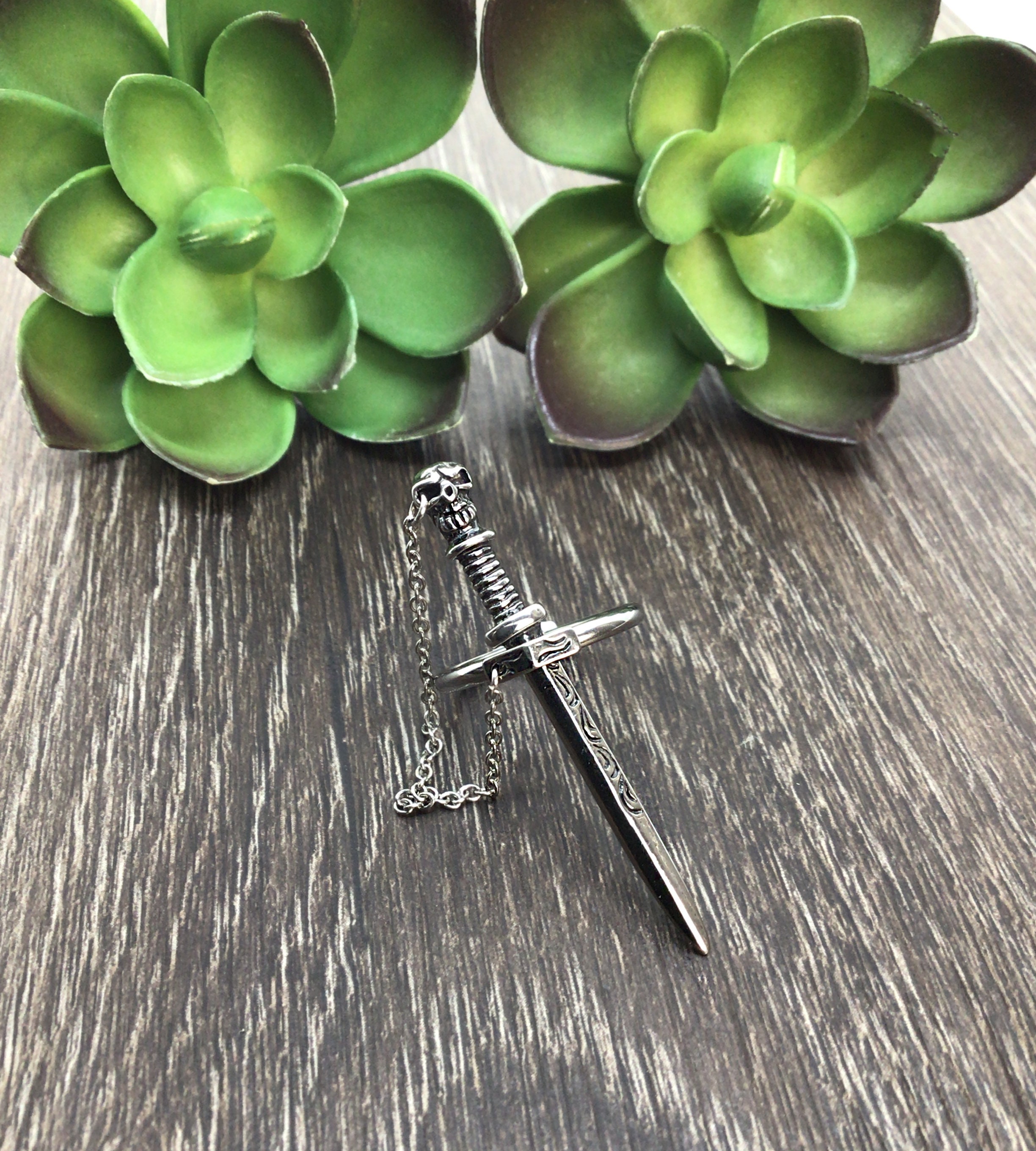 Sword Ringstainless Steel Dagger Ring Gothic Jewelry Punk - Etsy