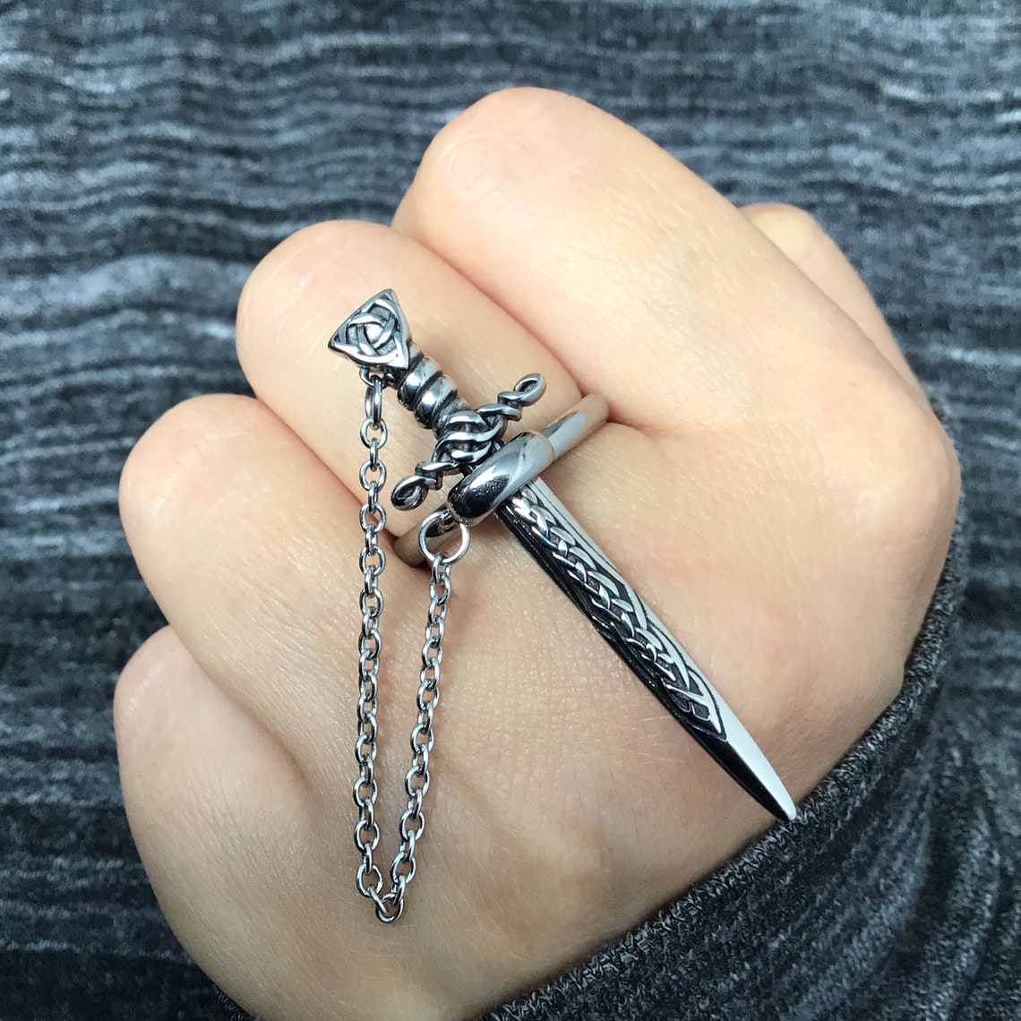 Celtic Sword Ring Sword Ring Dagger Ring Sword Jewelry - Etsy
