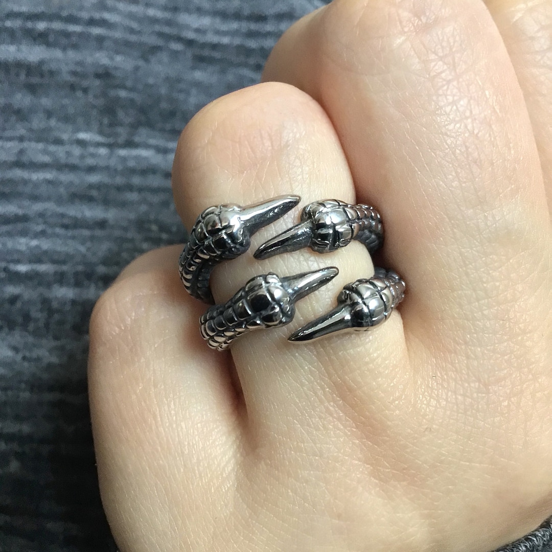 Dragon Claw Ringstainless Steel Dragon Claw Ring gothic - Etsy
