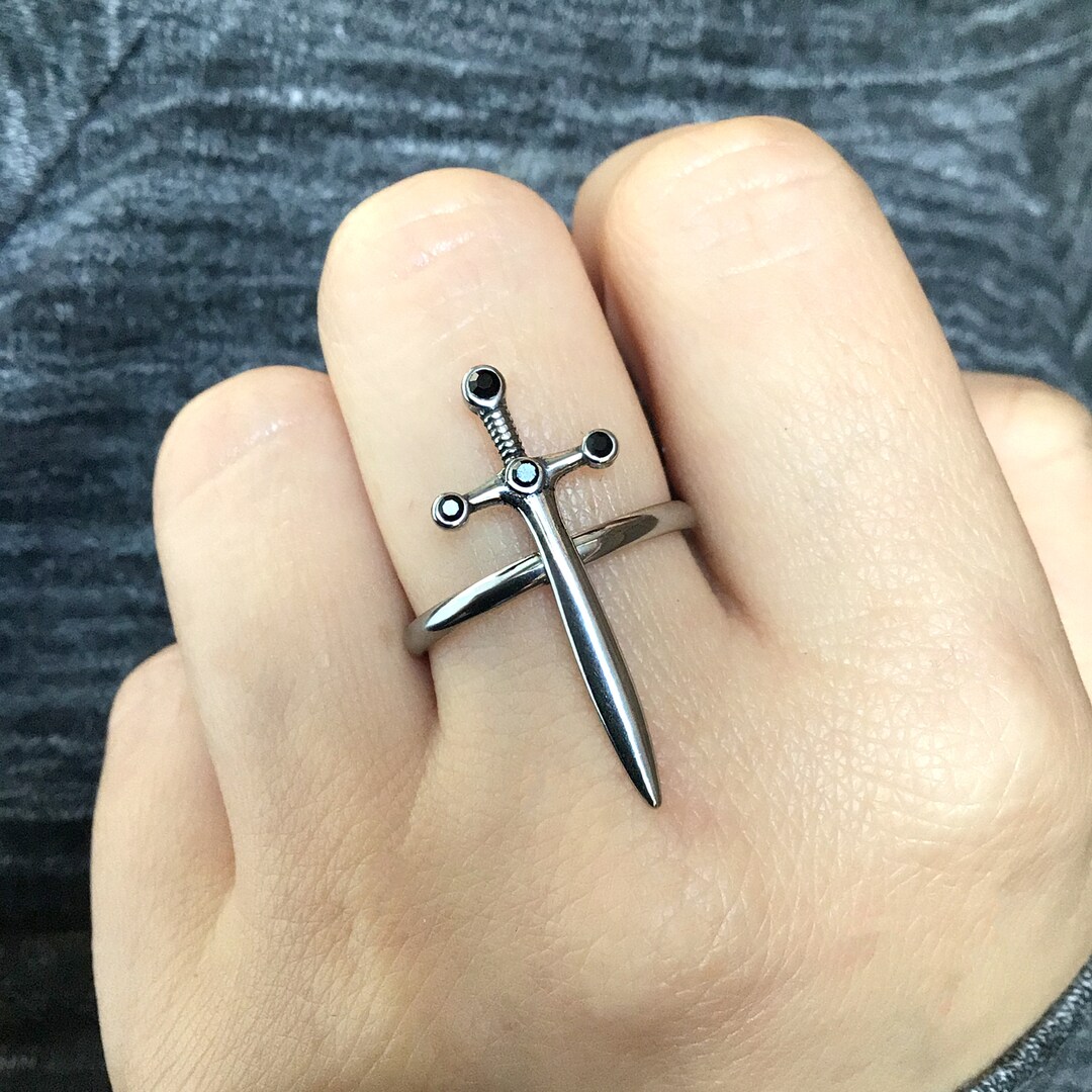 Sword Ring, Dagger Ring, Sword Jewelry, Gothic Ring, Gothic Jewelry ...
