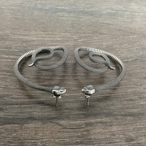 SINGLE Snake Cuff Earring, Snake Cuff Earring, Gothic Earring, Gothic ...
