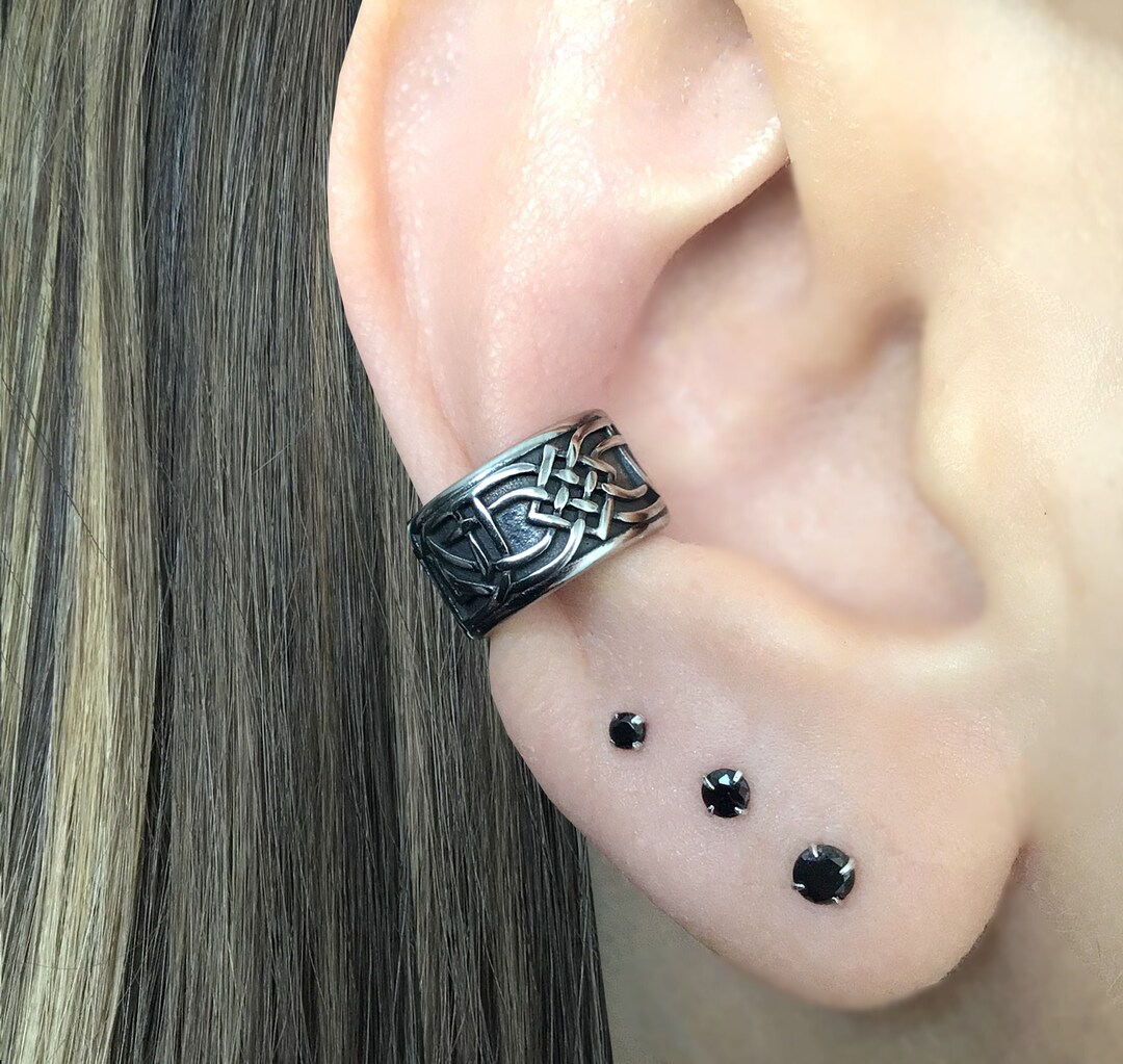 Celtic Ear Cuff, Ear Cuff, Cuff Earring, Celtic Jewelry, Viking Jewelry ...