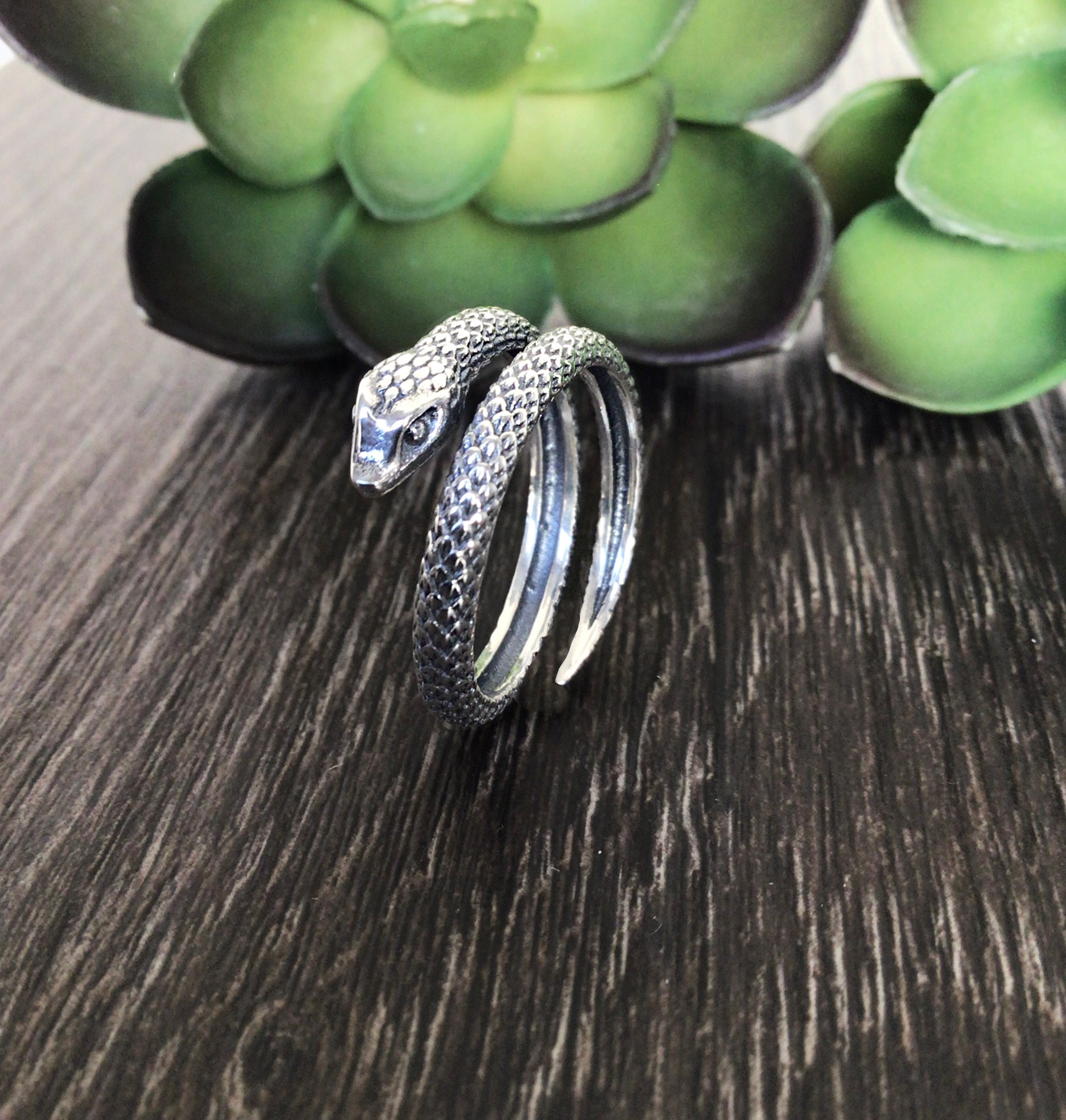 Sterling Silver Serpent Ring Serpent Ring Snake Jewelry | Etsy