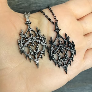 Gothic Chandelier Pendant,gothic Necklace, Gothic Pendant,unisex ...