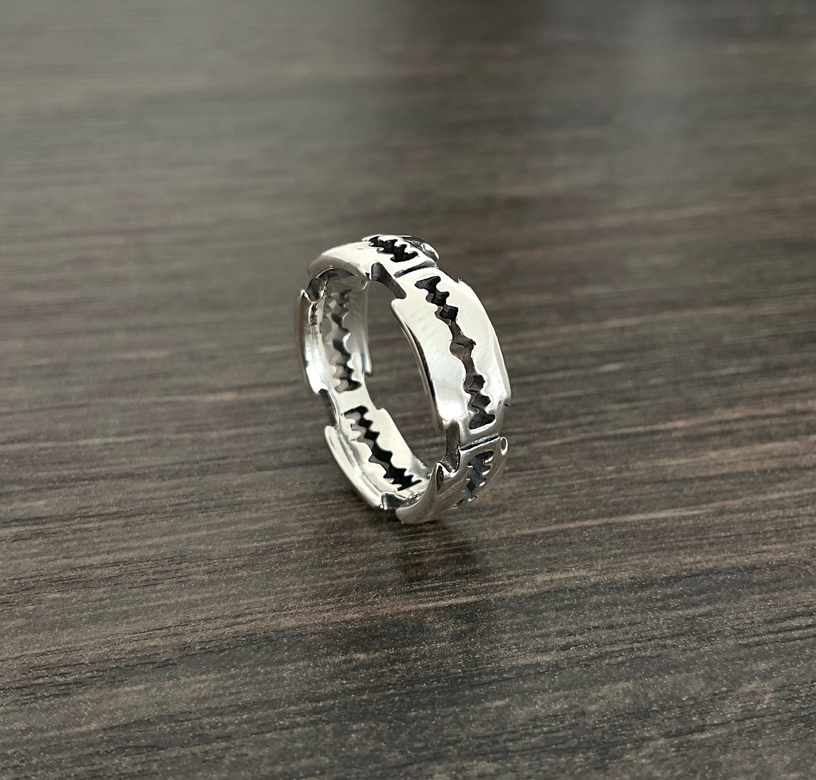 Razor Blade Ring,stainless Steel Razor Blade Ring , Razor Blade Jewelry ...