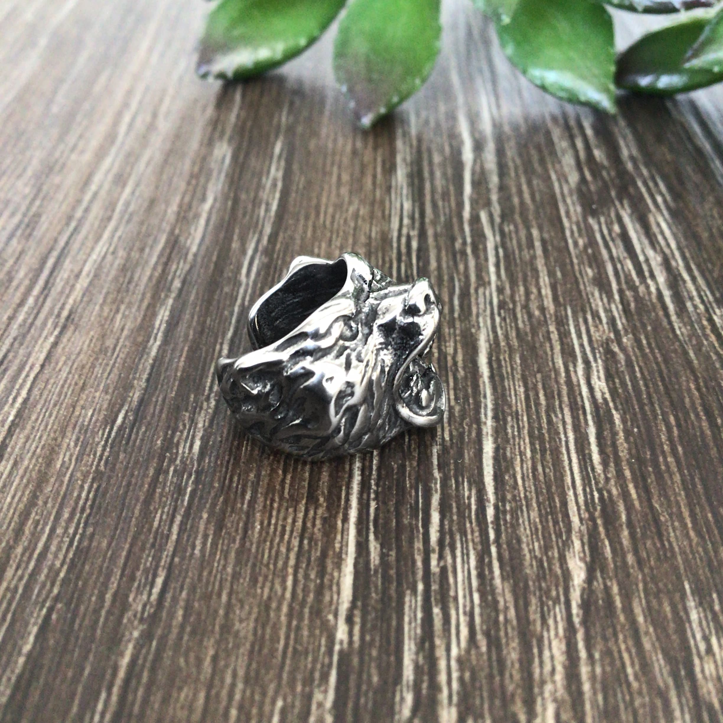 Bear Ear cuff gothic ear cuff stainless steel earrings ear | Etsy