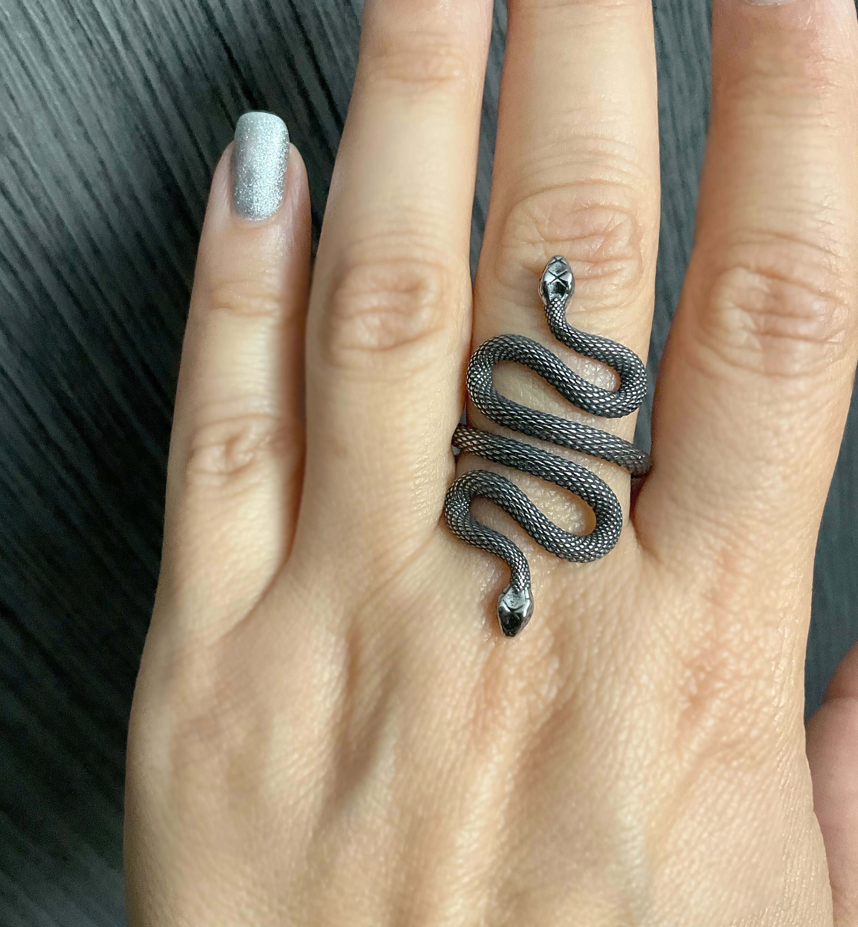 Snake Ringtwo Headed Serpent Ring Snake Ring snake Jewelry - Etsy Canada