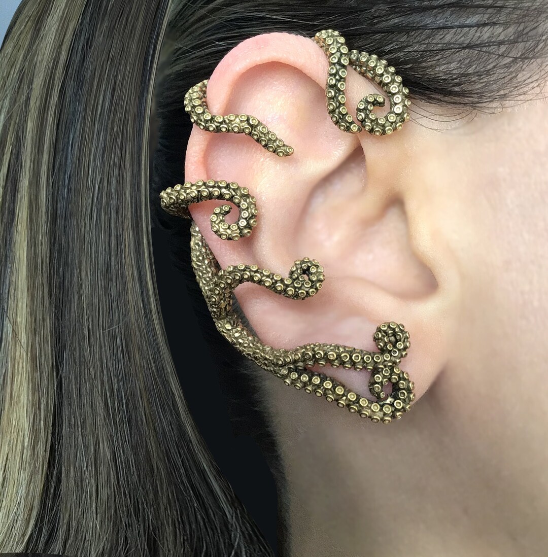 SINGLE Octopus Tentacles Earring,octopus Earring, Gothic Earring ...