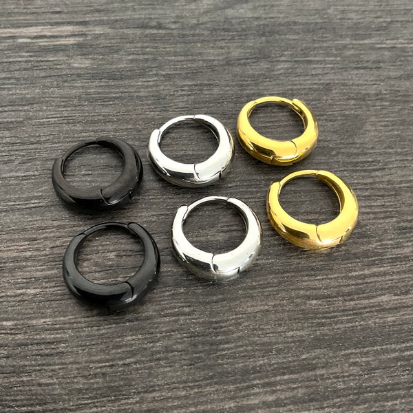 Stainless Steel Hoops - Etsy