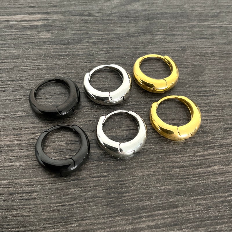 Stainless Steel Hoops - Etsy