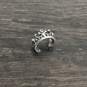 Crown Ear Cuff, Gothic Ear Cuff, Crown Earring, Gothic Jewelry, Gothic Earrings, Ear Cuff, Cuff ...