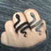 Snake Ring, Serpent Ring, Black Snake Ring ,snake Jewelry, Gothic Ring ...