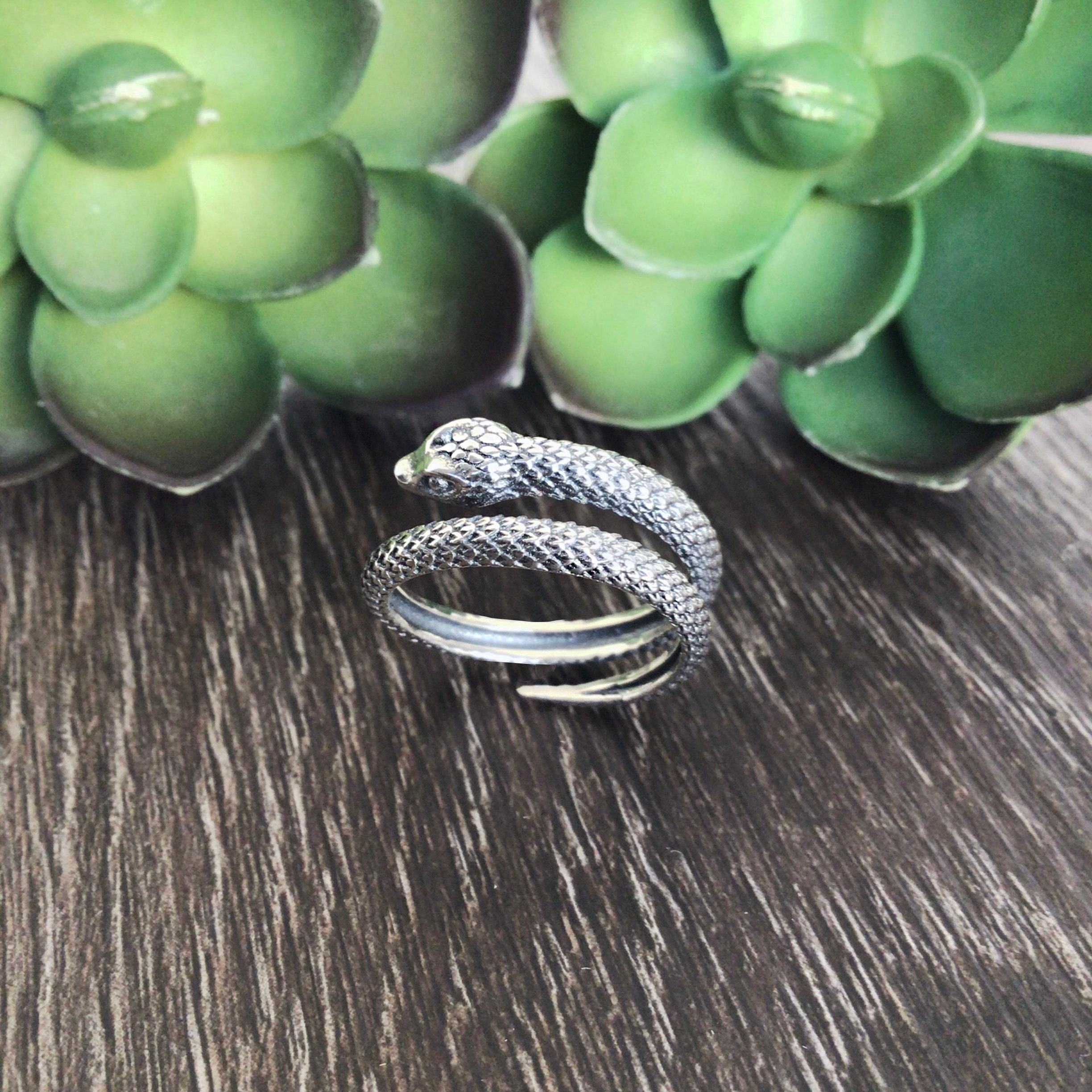 Sterling Silver Serpent Ring Serpent Ring Snake Jewelry | Etsy
