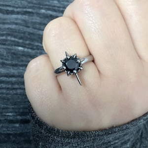 North Star Ring,stainless Steel Star Ring , Gothic Jewelry, Punk ...