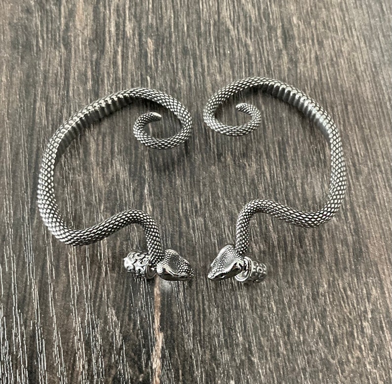 SINGLE Snake Cuff Earring Snake Cuff Earring Gothic Earring - Etsy