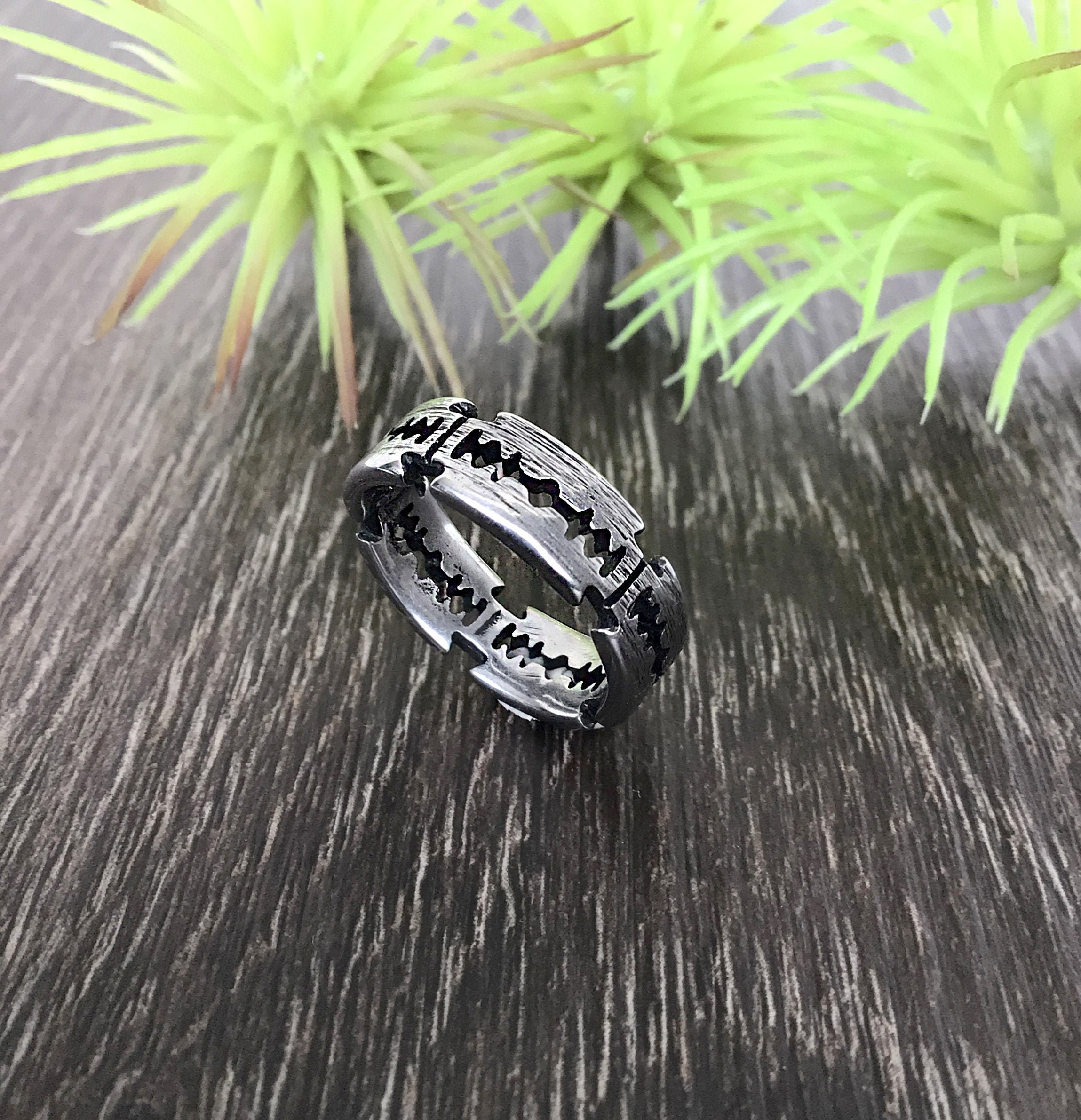 Razor Blade Ringstainless Steel Razor Blade Ring Razor - Etsy