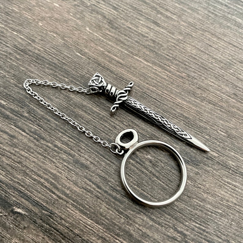 Celtic Sword Ring, Sword Ring, Dagger Ring, Sword Jewelry, Celtic Ring ...