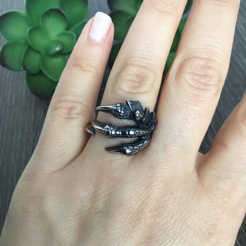 Dragon Claw Ringstainless Steel Dragon Claw Ring gothic - Etsy