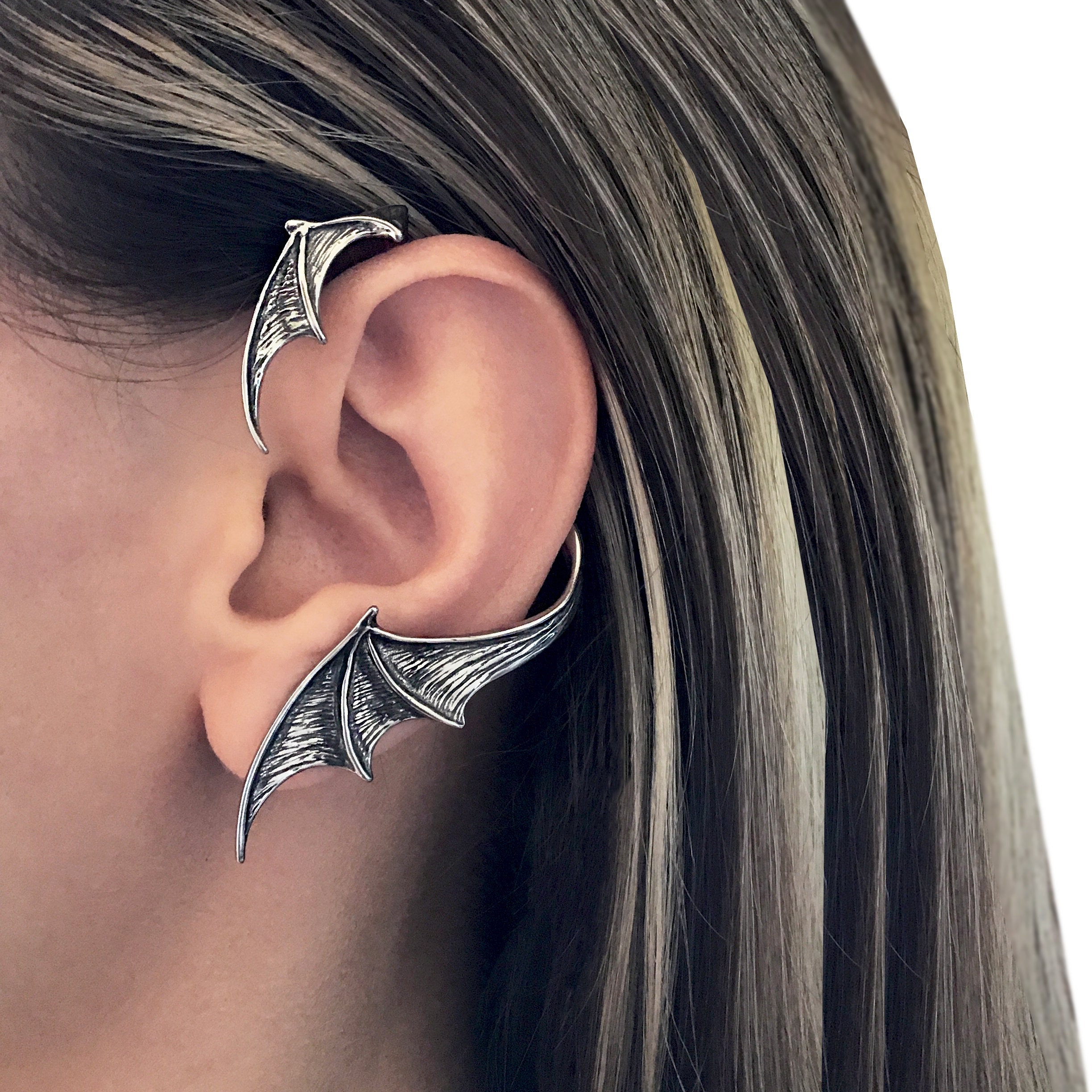Dragon Wing Ear Cuff, Gothic Jewelry,single Stainless Steel - Etsy