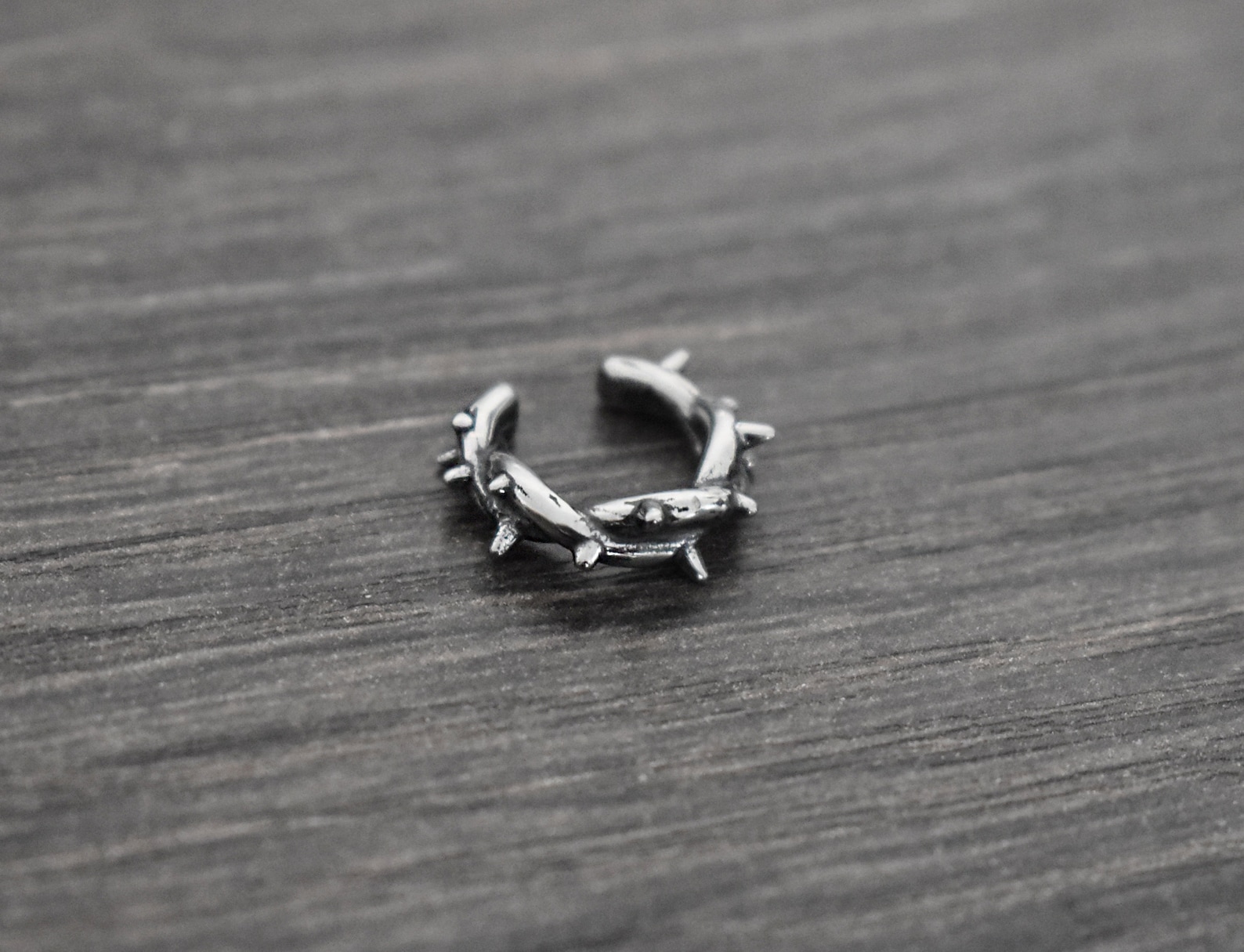 Thorns Ear Cuff Gothic Ear Cuff Stainless Steel Cuff Gothic - Etsy