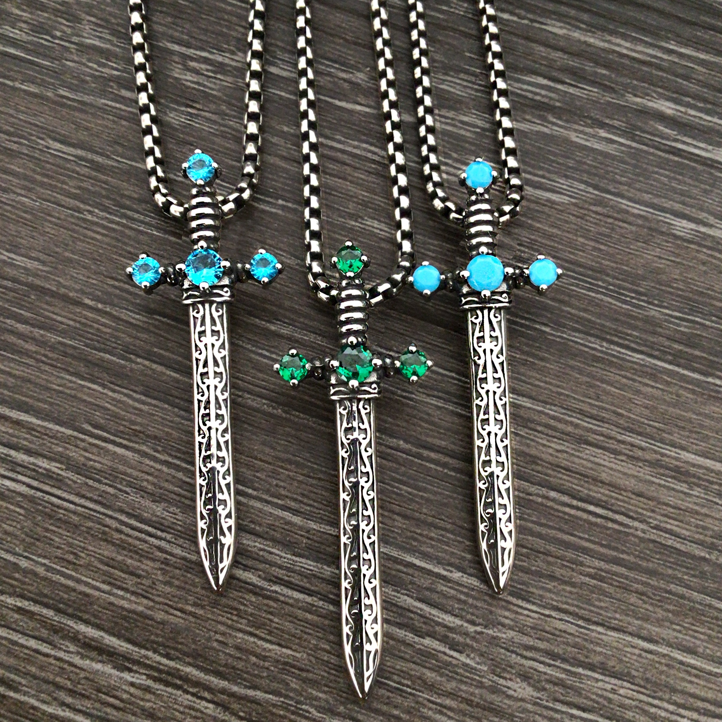 Sword Necklace Sword Pendant Sword Jewelry Dagger Necklace | Etsy