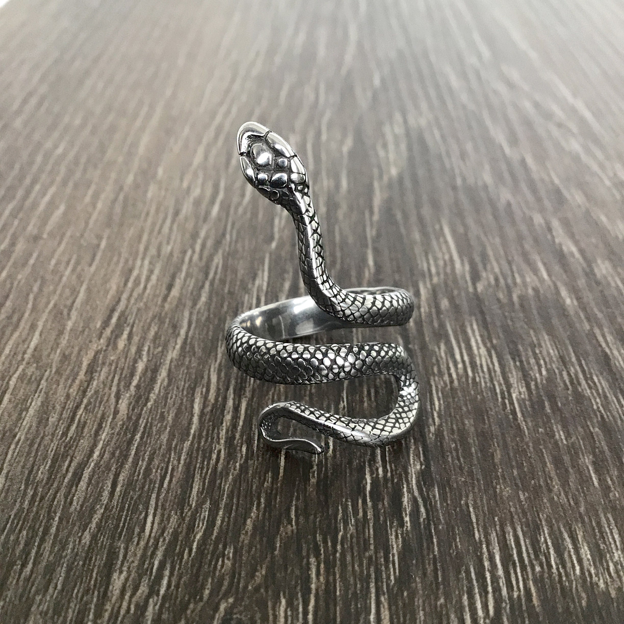 Anillo de serpiente anillo de serpiente joyería de | Etsy