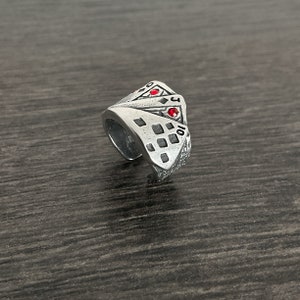 Playing Cards Ear Cuff, Gothic Ear Cuff, Gothic Jewelry, Playing Cards ...