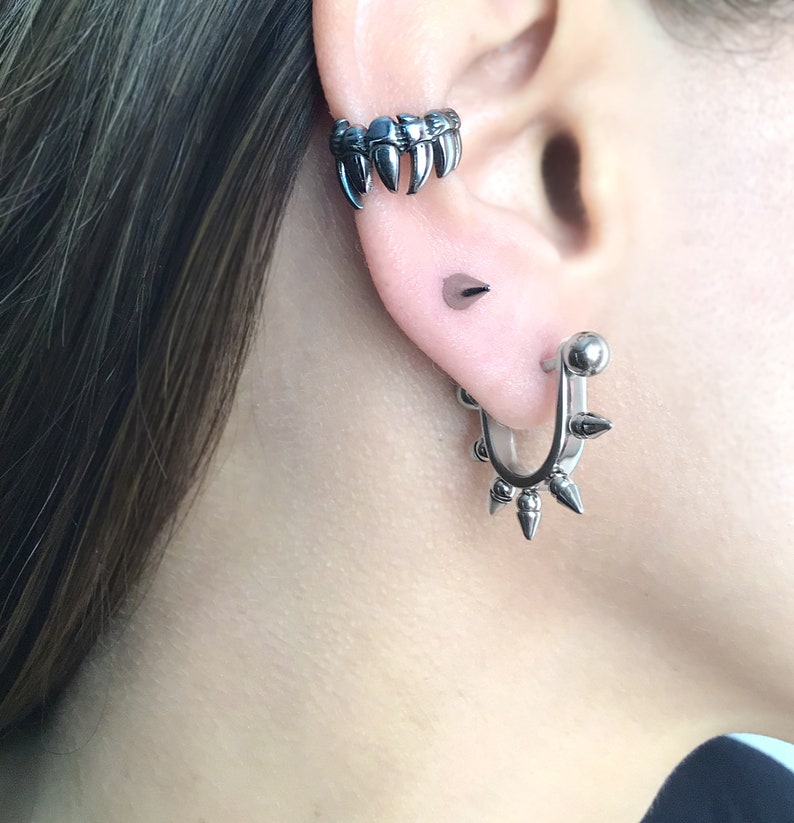 SINGLE Spike Cartilage Earring Helix Stud Cartilage Stud - Etsy