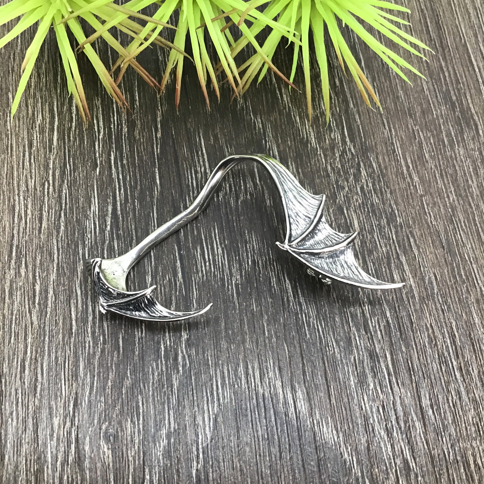 SINGLE Dragon Wing Cuff Earring,dragon Earrings, Gothic Earring, Gothic ...